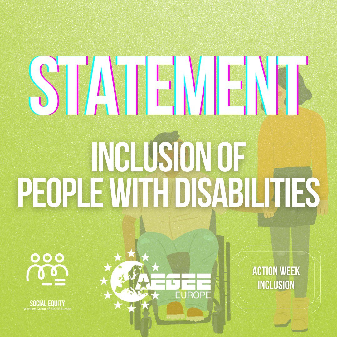 Statement | Inclusion of people with disabilities – AEGEE-Europe